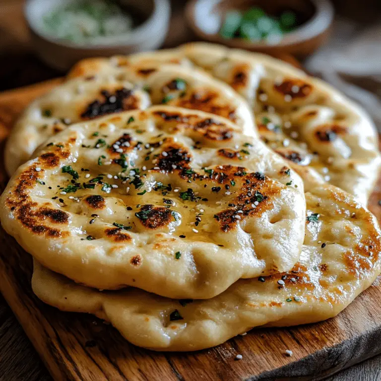 Homemade Naan Bread | Homemade Menus