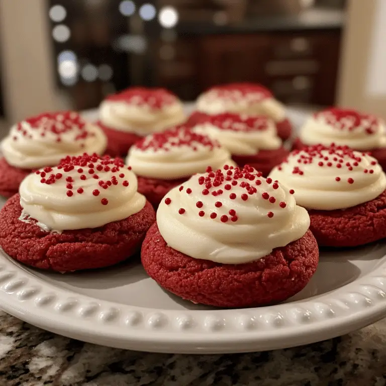 Red Velvet Cookies with Cream Cheese Frosting Recipe | Homemade Menus