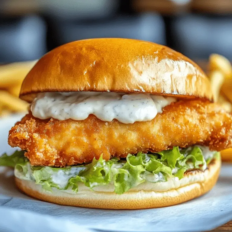 Crispy Fried Cod Sandwich – A Must-Try Recipe | Homemade Menus