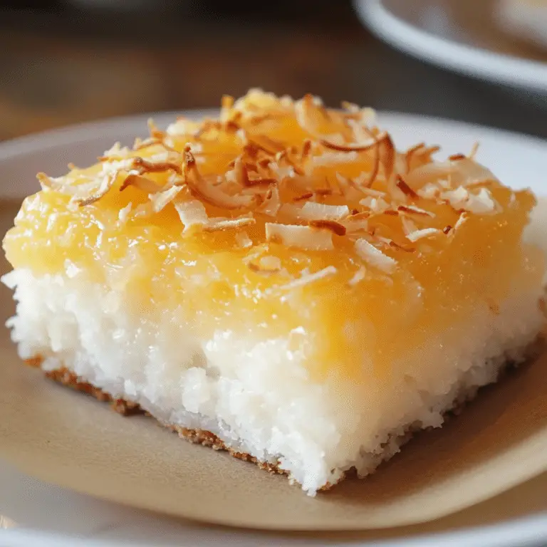 Sticky Coconut Cake Recipe | Homemade Menus