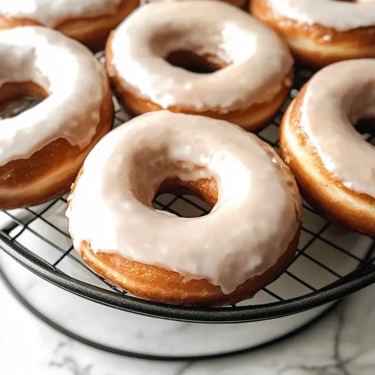 Vanilla Glazed Baked Donuts | Homemade Menus