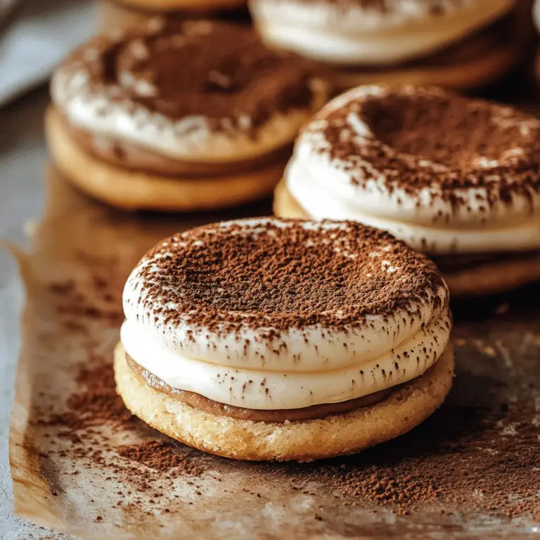 Tiramisu Cookies | Homemade Menus