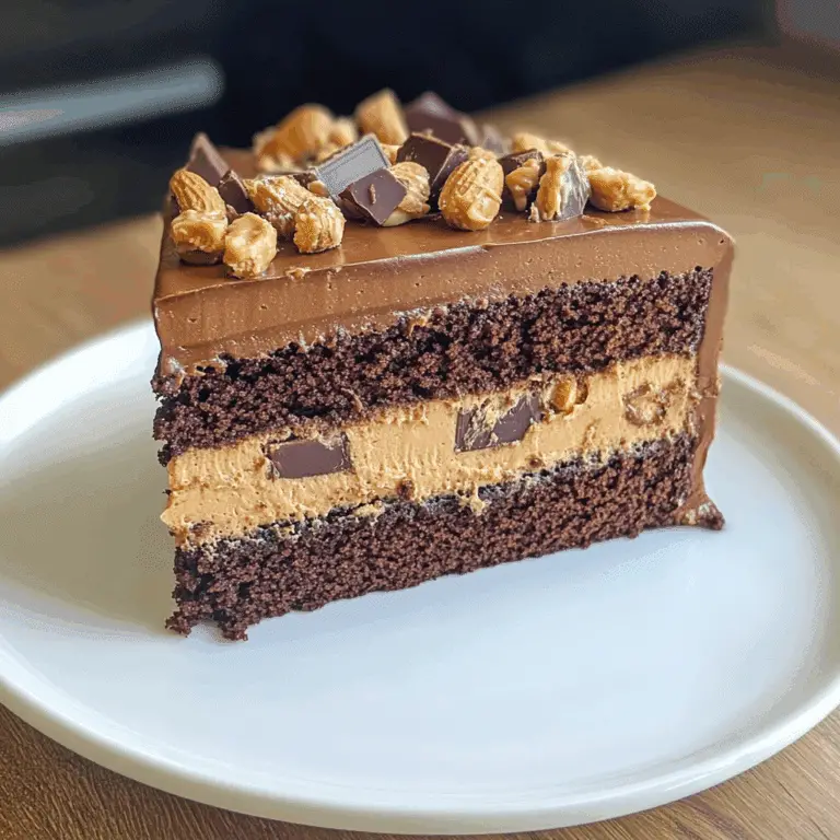 Chocolate Snickers Cake | Homemade Menus