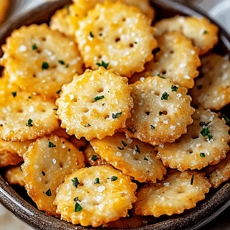 Garlic Ritz Snacks | Homemade Menus