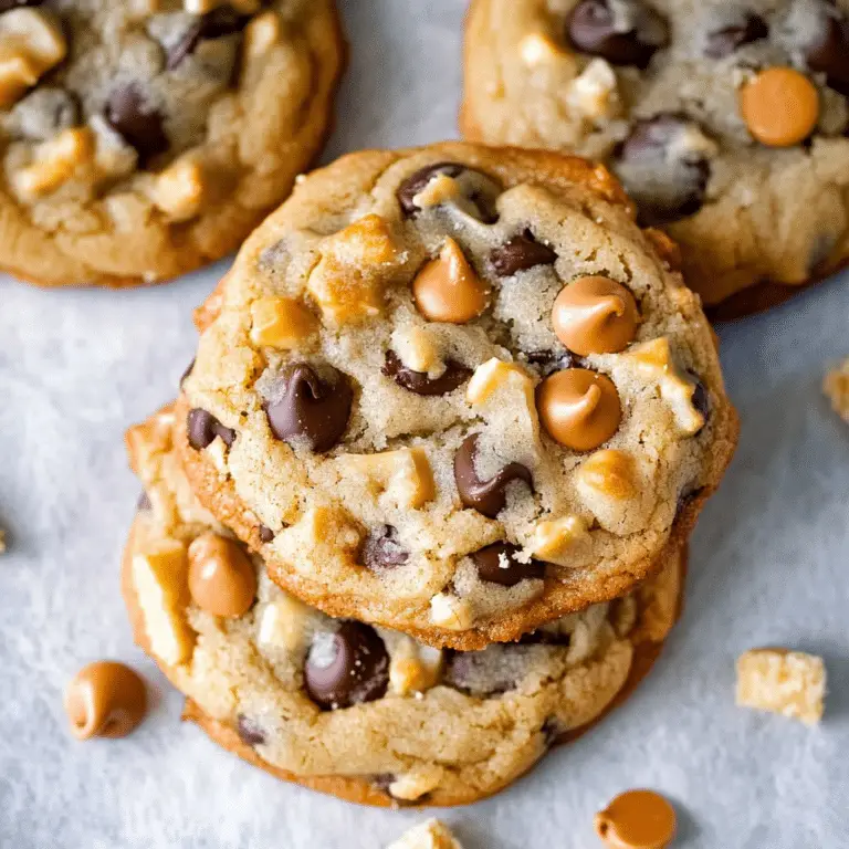 Best Ever Butterscotch Chocolate Chip Cookies Recipe | Homemade Menus