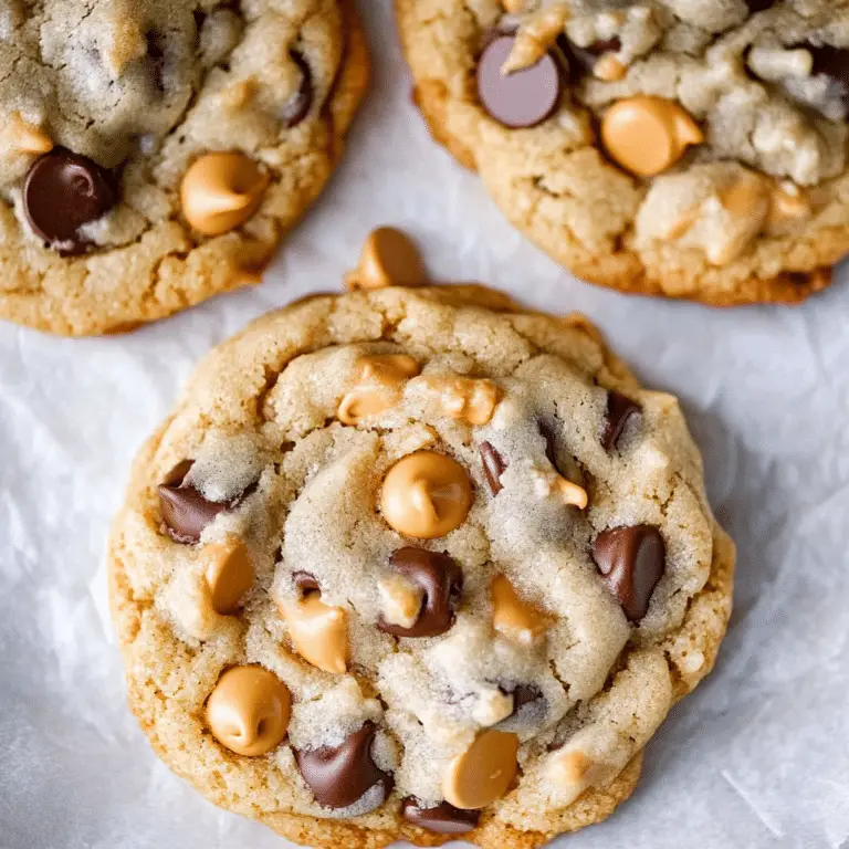 Best Ever Butterscotch Chocolate Chip Cookies Recipe | Homemade Menus