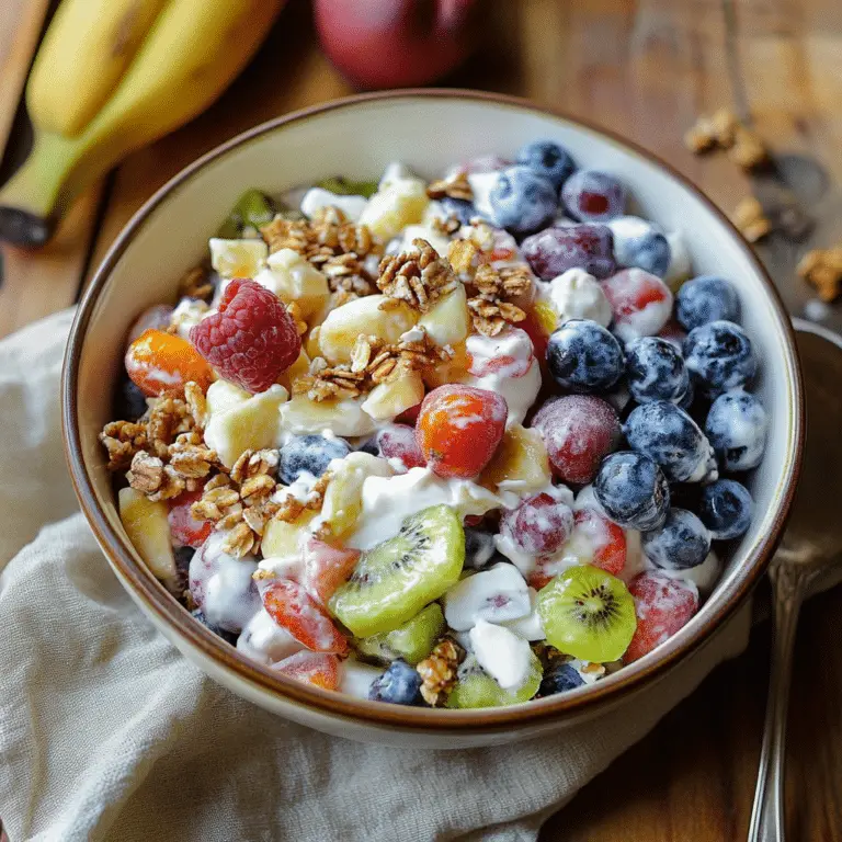 Breakfast Fruit Salad | Homemade Menus