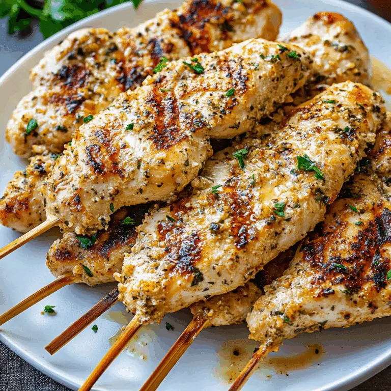 Garlic Parmesan Grilled Chicken | Homemade Menus
