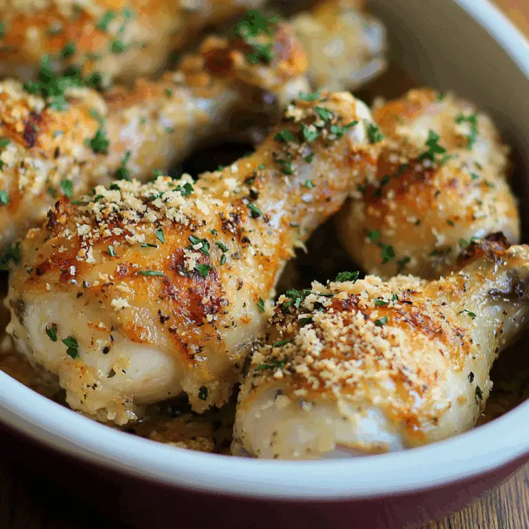 Garlic Parmesan Chicken Legs Recipe | Homemade Menus