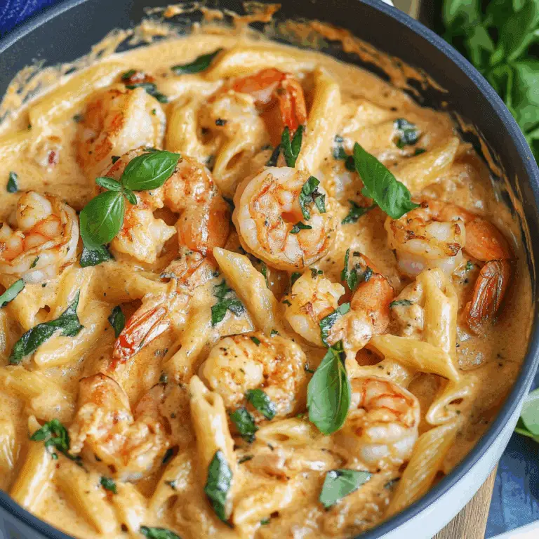 Creamy Marry Me Shrimp Pasta | Homemade Menus