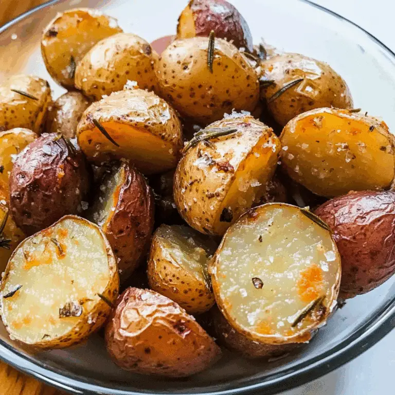 Roasted Baby Potatoes with Rosemary and Garlic | Homemade Menus