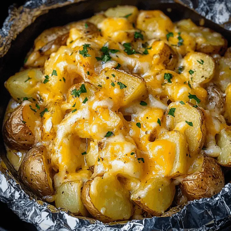 Best Cheesy Campfire Potatoes for Outdoor Eats | Homemade Menus