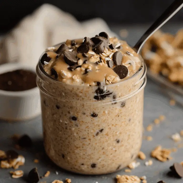 Irresistible Cookie Dough Overnight Oats Recipe | Homemade Menus