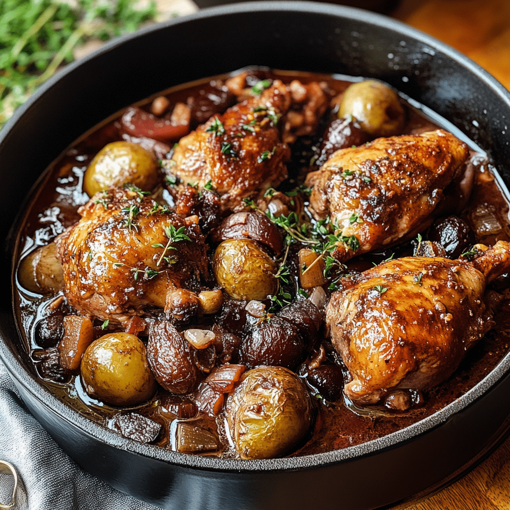 Cozy Evenings with Classic Coq au Vin Recipe | Homemade Menus