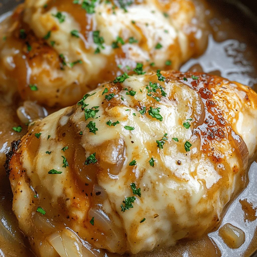 Easy French Onion Chicken Recipe to Try Tonight | Homemade Menus