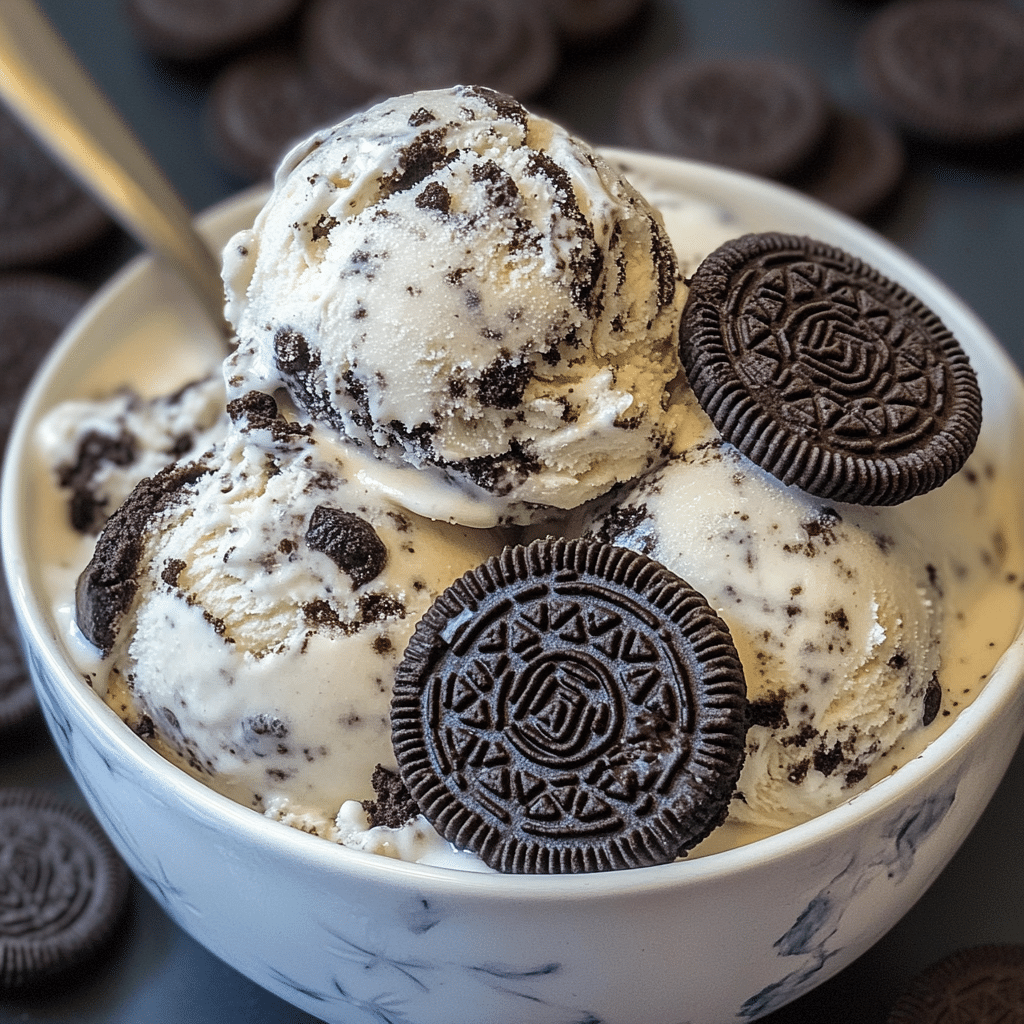 How to Make No Churn Oreo Ice Cream Fast | Homemade Menus