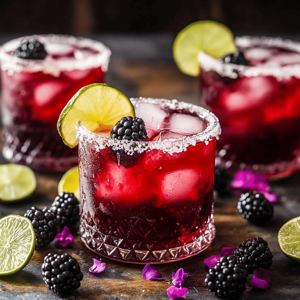 How to Make Refreshing Blackberry Margaritas Recipe | Homemade Menus