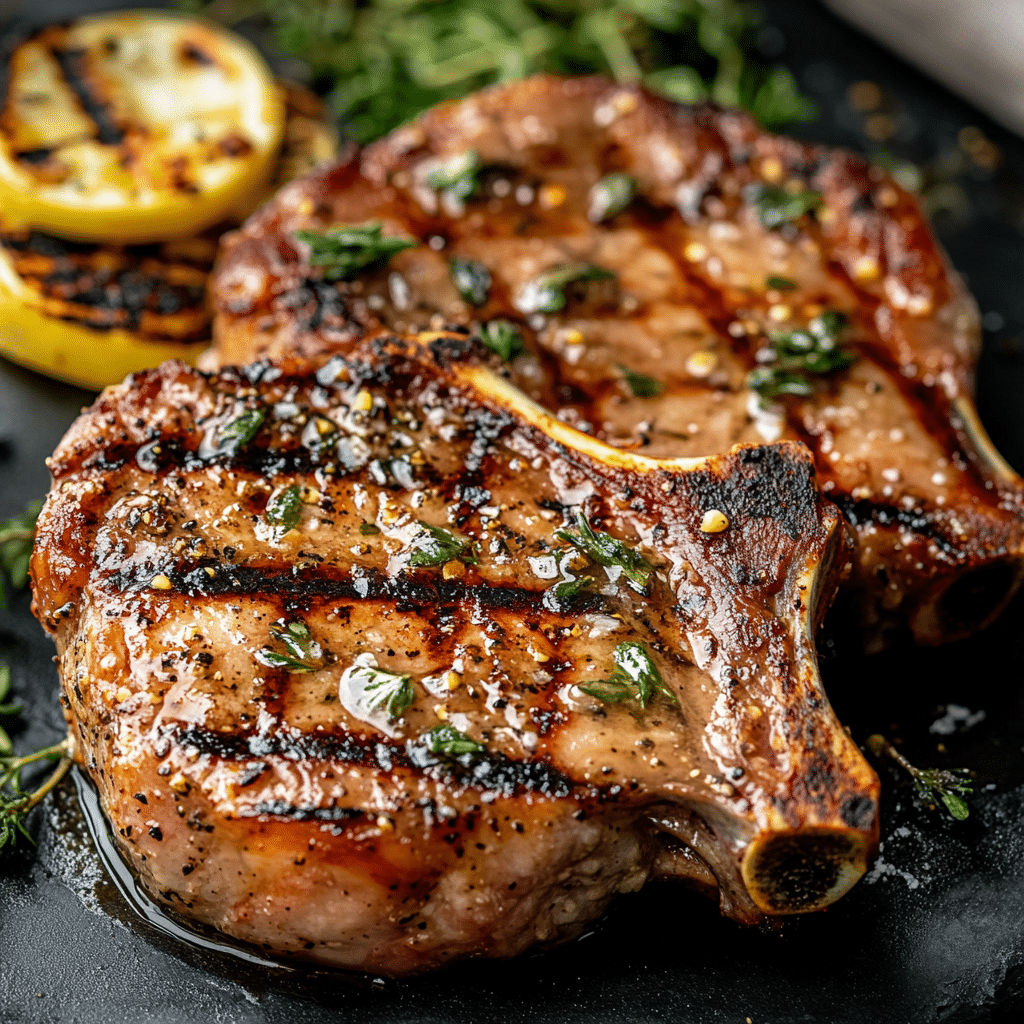 Easy Grilled Pork Loin Chops for Dinner Tonight | Homemade Menus