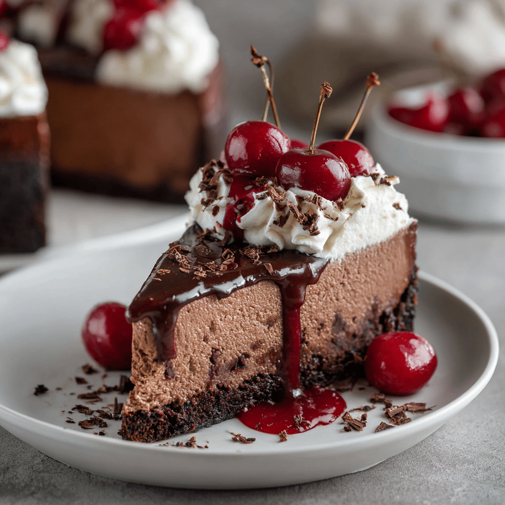 Black Forest Cheesecake | Homemade Menus