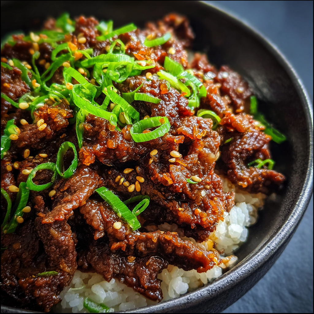 Korean Beef | Homemade Menus